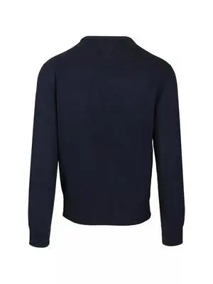 Polo Ralph Lauren Embroidered V-insert Crew Neck Sweater