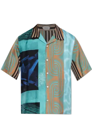 Versace Silk Short-sleeve Shirt