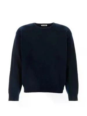 JIL SANDER Crew Neck Sweater - Blue