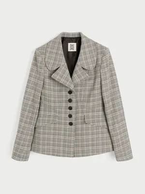 BY MALENE BIRGER Adrienna Single-breasted Blazer - Spring Check