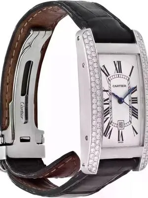 Cartier Tank Américaine Diamond Watch 23mm - White