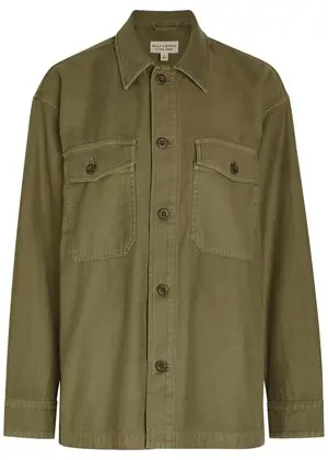 NILI LOTAN Howard Cotton Overshirt