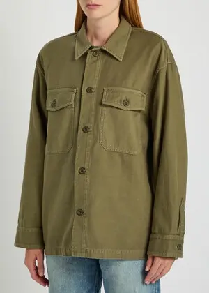 NILI LOTAN Howard Cotton Overshirt