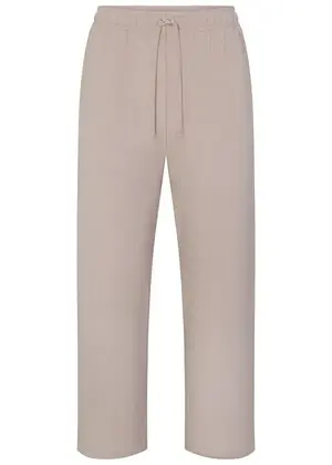 SKIMS Straight-leg Jersey Trousers - Beige
