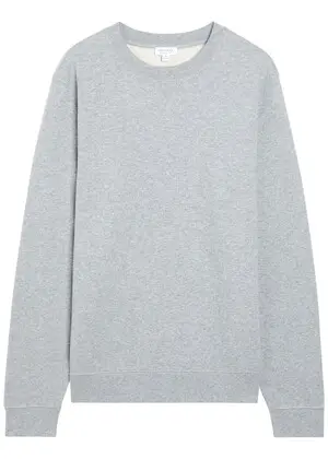 Sunspel Crew-neck Cotton Sweatshirt