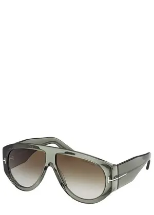 TOM FORD Bronson Aviator Sunglasses - Green