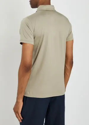 RAITH Santi Mercerized Cotton Polo Shirt - Sage