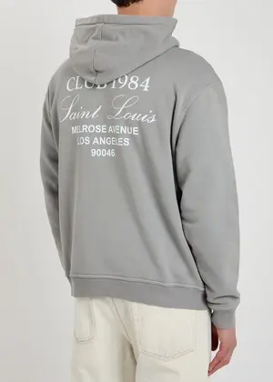 CLUB 1984 Melrose Hooded Cotton Sweatshirt