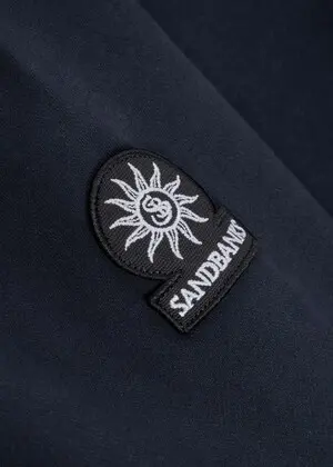SANDBANKS Logo-appliquéd Quarter-zip Cotton Sweatshirt