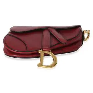 Dior Smooth Calfskin Saddle Bag - Red