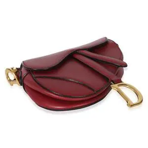 Dior Smooth Calfskin Saddle Bag - Red