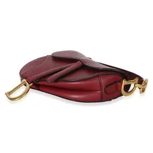 Dior Smooth Calfskin Saddle Bag - Red
