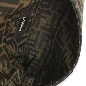 Fendi Ff Jacquard Fabric Dratini Baguette Bag