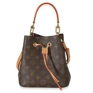 LOUIS VUITTON Monogram Canvas Neonoe Bb Bucket Bag - Brown
