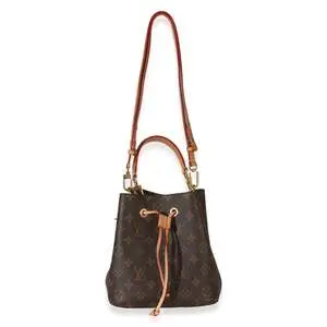 LOUIS VUITTON Monogram Canvas Neonoe Bb Bucket Bag - Brown
