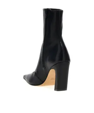 Khaite Nevada Square-toe Ankle Boots