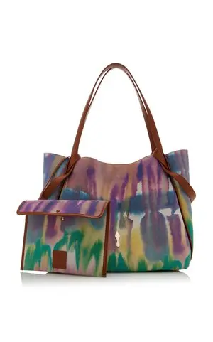 CHRISTIAN LOUBOUTIN Bettina Large Tie-dyed Canvas Tote Bag - Multi