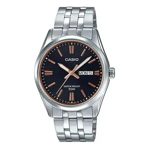 Casio Quartz Watch With Stainless Steel Strap - Default Color