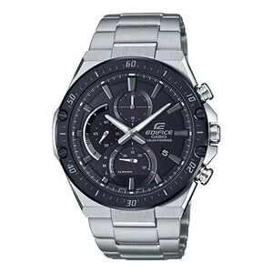 Casio Edifice Solar Powered Sapphire Crystal Analog Watch - Silver