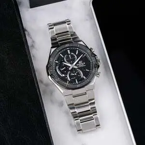 Casio Edifice Solar Powered Sapphire Crystal Analog Watch