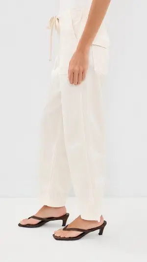 AMO Easy Drawstring Slouch Crop Trousers