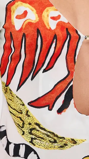 Stella Jean Totem Midi Dress