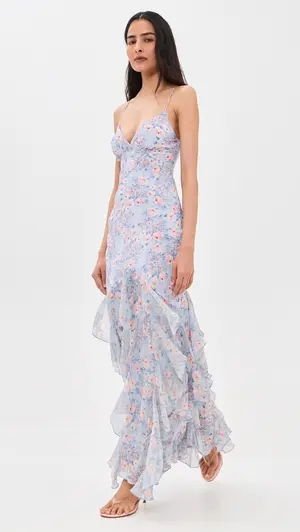 For Love & Lemons Elea Maxi Dress
