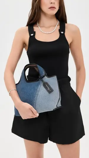 3.1 Phillip Lim Denim Mini Market Tote