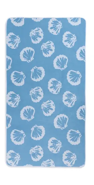 WEEZIE Beach Towel - Blue Shell
