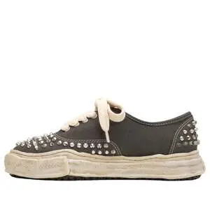 Mihara Yasuhiro Studded Canvas Low Top Sneakers