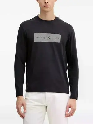 Armani Exchange Logo-print Long-sleeve T-shirt