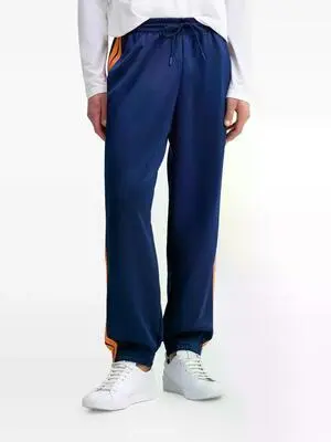 Adidas Stadium Logo-print Side-stripe Track Pants