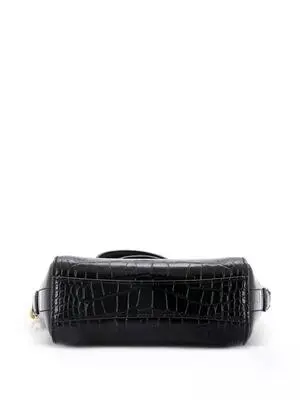 Givenchy Antigona Crocodile Embossed Leather Nano Crossbody Bag - Black