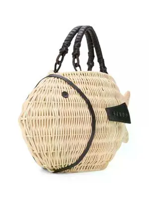 Staud Cleo Fish-shape Tote Bag - Neutrals