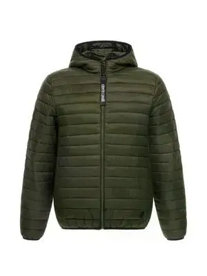 Roberto Cavalli Quilted Hooded Jacket