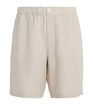 WAX LONDON Kurt Linen Shorts - Beige