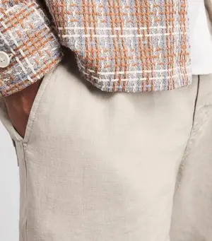WAX LONDON Kurt Linen Shorts