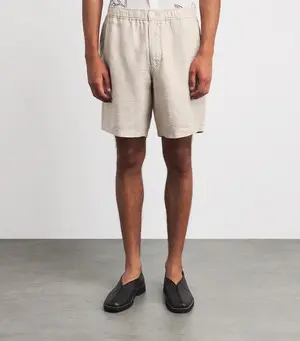 WAX LONDON Kurt Linen Shorts