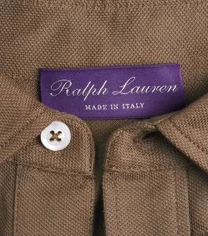 Ralph Lauren Purple Label X Wimbledon Cotton-cashmere Polo Shirt