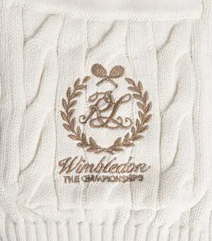 Ralph Lauren Purple Label Wimbledon Cable-knit Cardigan - Ivory