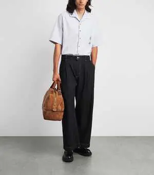 VIVIENNE WESTWOOD Organic Cotton Stripe Bowling Shirt