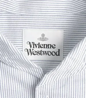 VIVIENNE WESTWOOD Organic Cotton Stripe Bowling Shirt