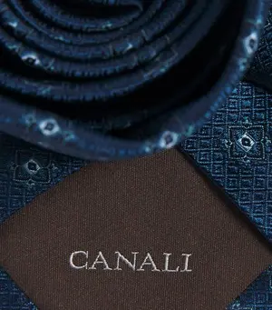 Canali Silk Jacquard Neck Tie