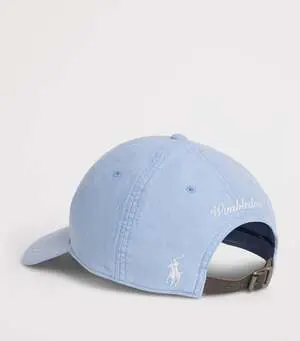 Polo Ralph Lauren Wimbledon Linen Logo Cap - Blue