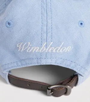 Polo Ralph Lauren Wimbledon Linen Logo Cap - Blue