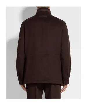 Zegna Cashmere High-neck Jacket