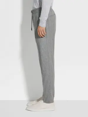 Zegna Drawstring Elastic Waist Pants