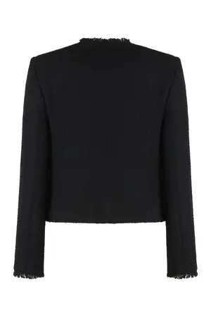 Max Mara Agami Cropped Jacket - Black