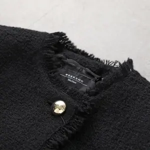 Max Mara Agami Cropped Jacket - Black