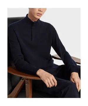 Zegna Zipper Turtleneck Sweater - No